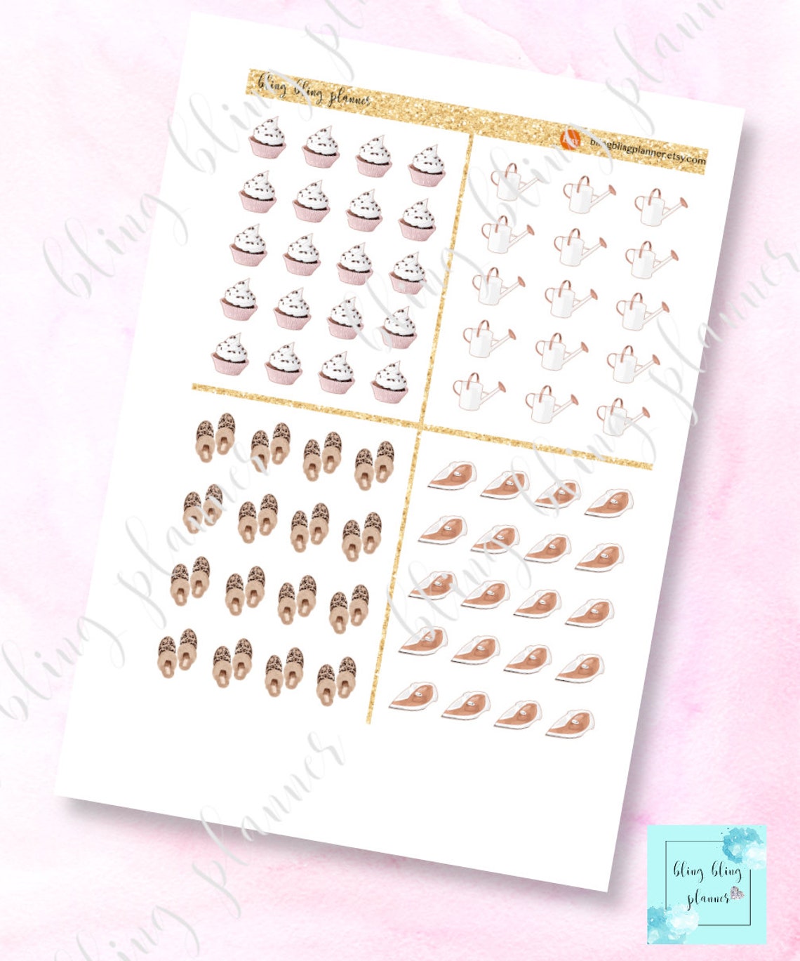 DAILY PRINTABLE PLANNER Stickers Printable Work Stickers - Etsy