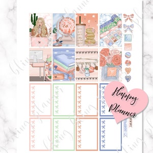 GIRL BOSS Happy Planner STICKER, Planner Girl Sticker Kit, Printable ...