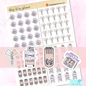PLANNING TIME PRINTABLE Stickers, Functional Deco, Printable Planner ...
