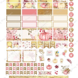 NOVEMBER MONTHLY KIT Printable, Monthly Planner Kit, Thanksgiving ...