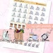 PRINTABLE PLANNER ICON Stickers, Printable Food Planner Sticker, Brunch ...