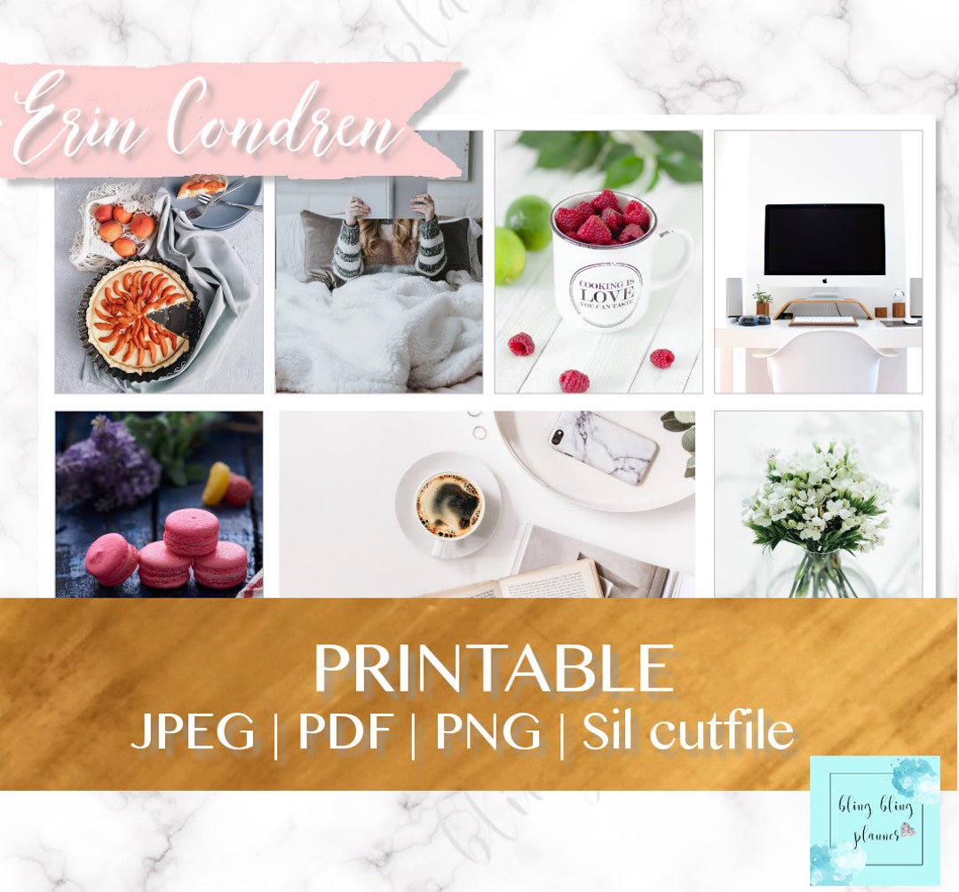 STAY AT HOME Printable Planner Stickers, Cozy Home Stickers, Home ...