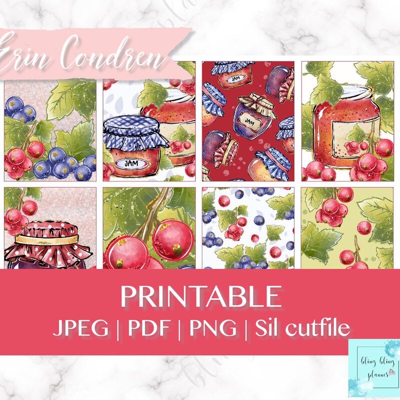 Fruit Jam Stickers - Etsy