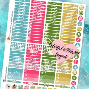 PRINTABLE Planner Stickers, Summer Planner Stickers, Watermelon Planner ...