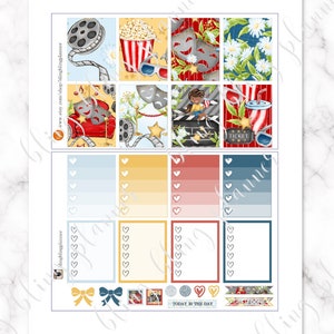 PRINTABLE PLANNER STICKERS, Movie Printable Planner Stickers, Show ...