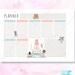 FULL BOX PRINTABLE Planner Stickers, Printable Full Box Stickers, Date ...