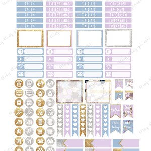 BIRTHDAY PRINTABLE Planner STICKERS, Birthday Planner Kit, Party ...