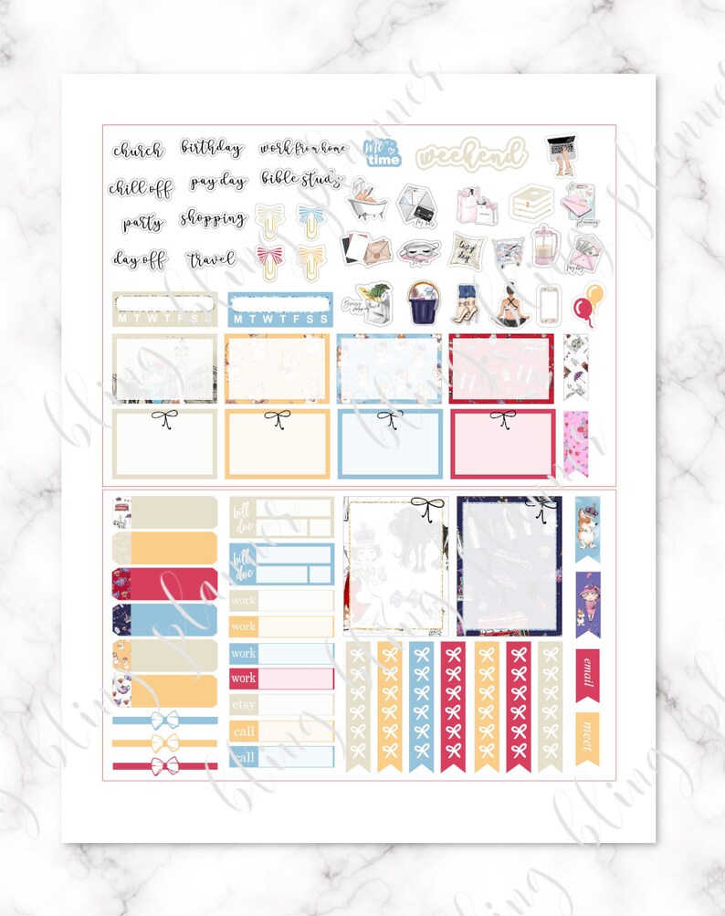 The Queen PLANNER Stickers Printable Planner Stickers - Etsy