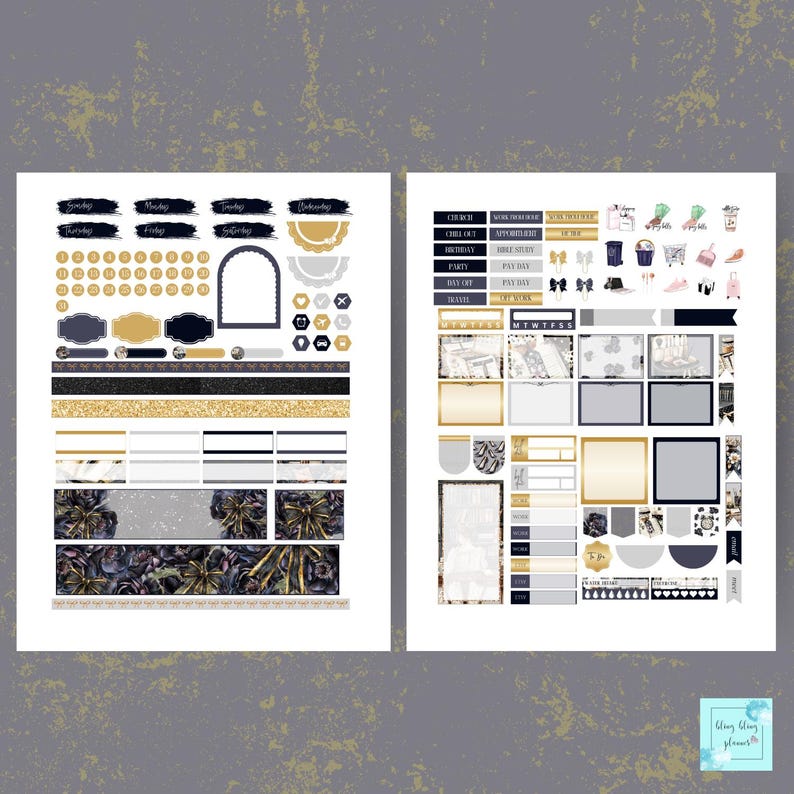 2025 New Year PRINTABLE Planner Sticker, Resolution Erin Condren ...