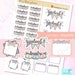 CUTE DAILY PLANNER Stickers, Printable Functional Stickers, Printable ...