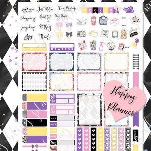 ALICE in WONDERLAND Happy Plannerstickers, Happy Planner Printable ...