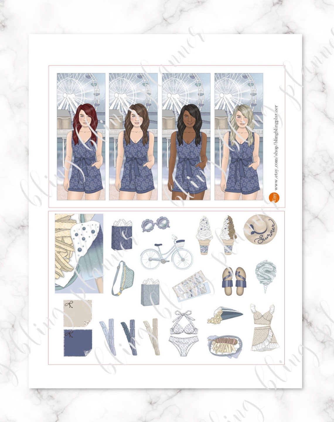 TRAVEL Printable PLANNER STICKER Vacation Planner Sticker | Etsy