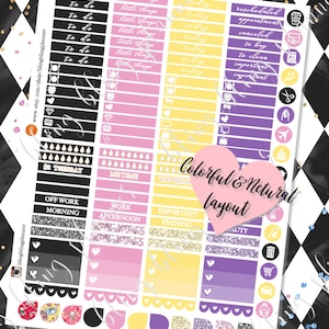 ALICE in WONDERLAND PRINTABLE Stickers, Erin Condren Printable Planner ...