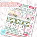 AUGUST MONTHLY VIEW Printable, August Planner Kit, Summer Monthly View ...