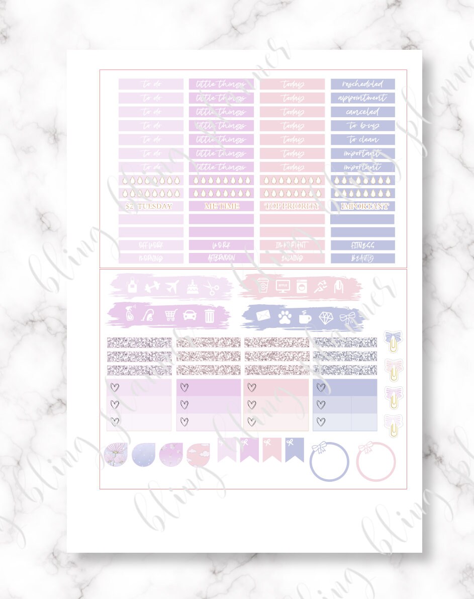 GAME NIGHT planner STICKERS printable sticker kit gaming | Etsy