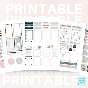 NEW YEAR 2025 PRINTABLE Planner Sticker, Celebration Printable Journal ...