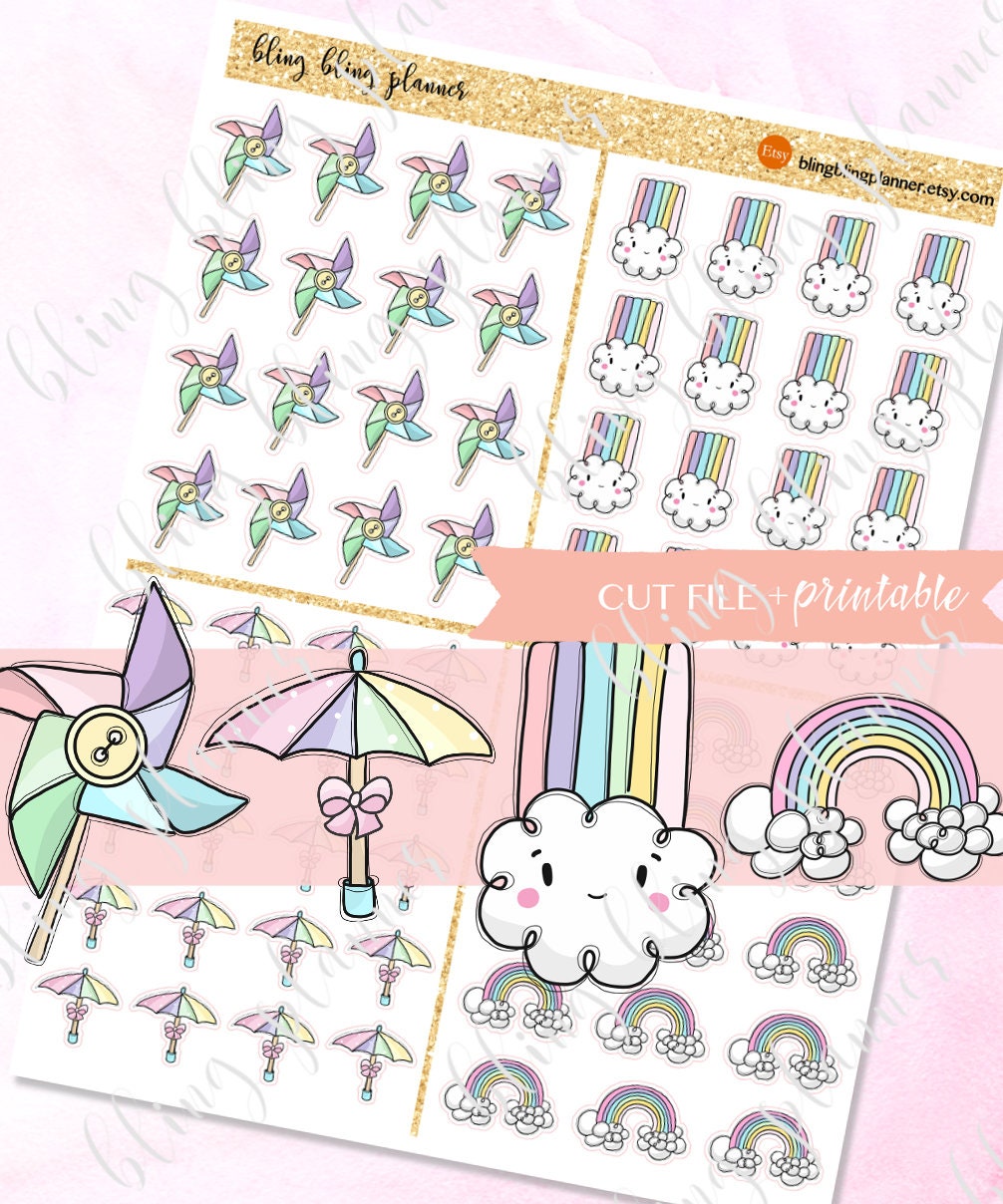 WEATHER PLANNER STICKERS Printable Weather Icons Printable - Etsy