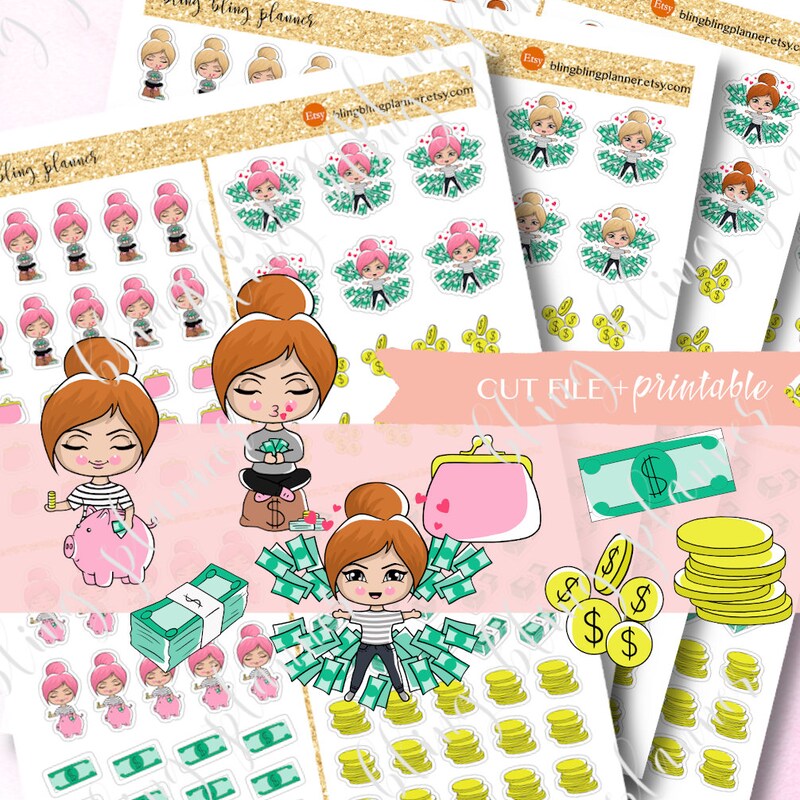 Bill Pay Stickers - Etsy