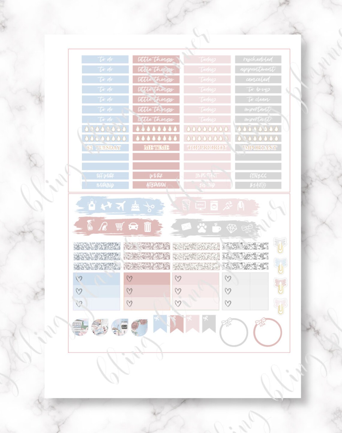 STAYCATION PRINTABLE PLANNER Stickers Travel Planner - Etsy
