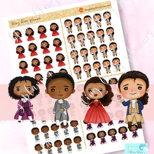HAMILTON PRINTABLE Planner STICKERS, Hamilton Musical Sticker, Cute ...