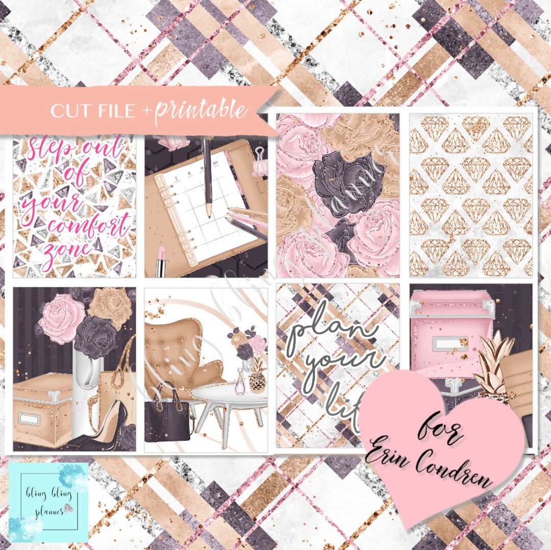 PLANNER GIRL Printable Stickers, Printable Planner Stickers, Planner ...