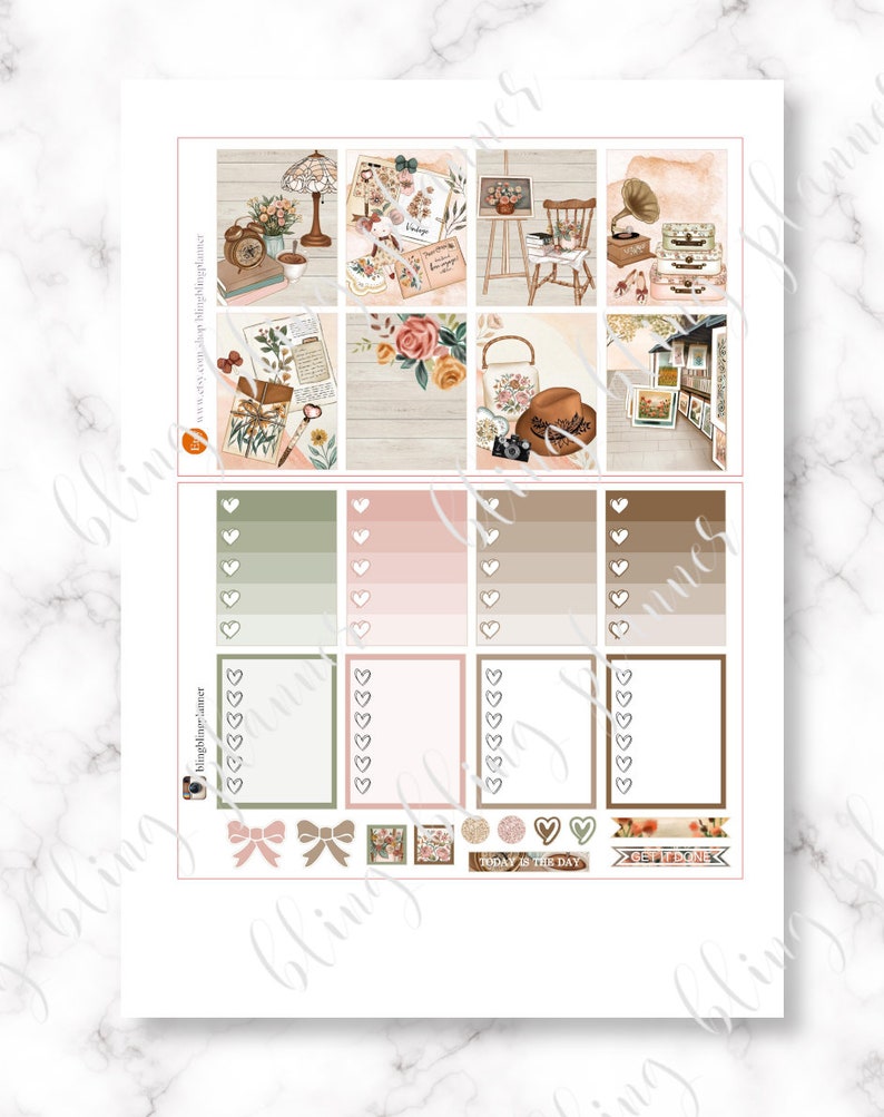 FALL PRINTABLE PLANNER Stickers Drawing Planner Sticker - Etsy