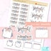 CUTE DAILY PLANNER Stickers, Printable Functional Stickers, Printable ...
