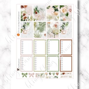 SPRING FLORAL PRINTABLE Planner Sticker, Spring Printable Weekly Kit ...