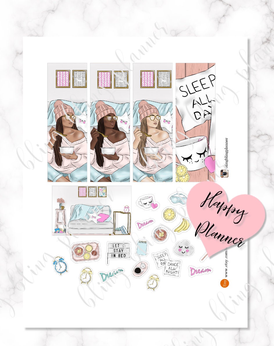 PRINTABLE HAPPY PLANNER Stickers Relax Planner Stickers - Etsy