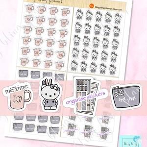 PLANNING TIME PRINTABLE Stickers, Functional Deco, Printable Planner ...