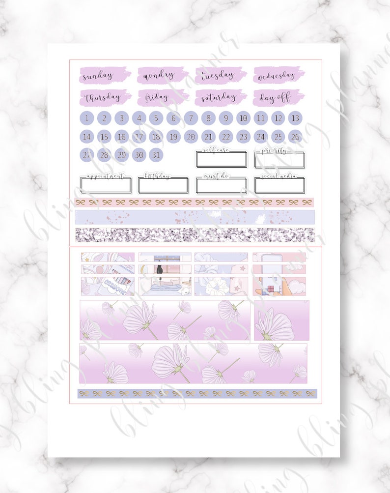 GAME NIGHT planner STICKERS printable sticker kit gaming | Etsy