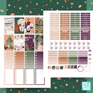 HAPPY PLANNER Fall Printable Planner Sticker, Classic Hp Planner Wine ...