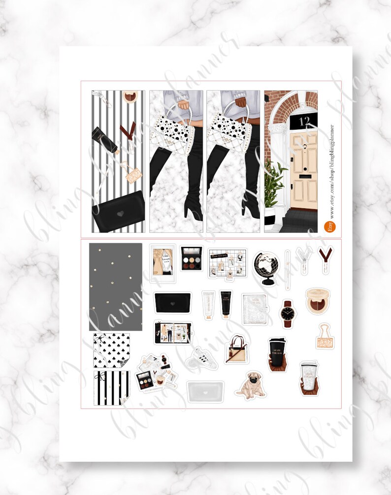 GIRL BOSS STICKERS Printable Girl Boss Stickers Planner Girl | Etsy