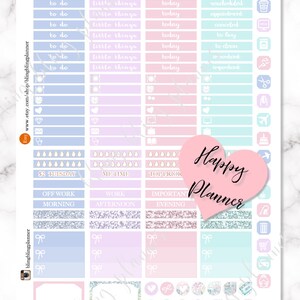 TIDY UP HAPPY Planner Stickers, Happy Planner Printable, House Cleaning ...