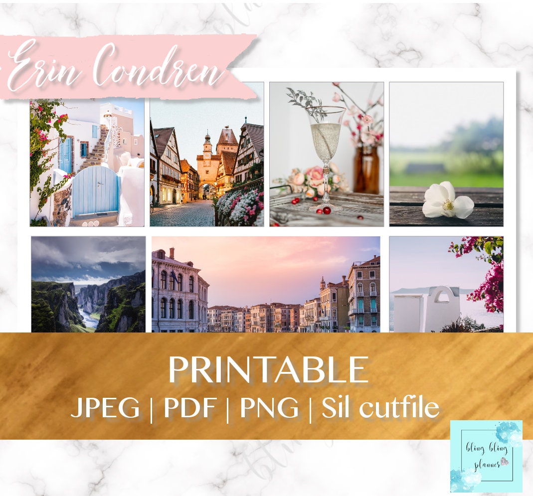 TRAVEL PLANNER STICKERS Printable Vacation Planner Sticker | Etsy