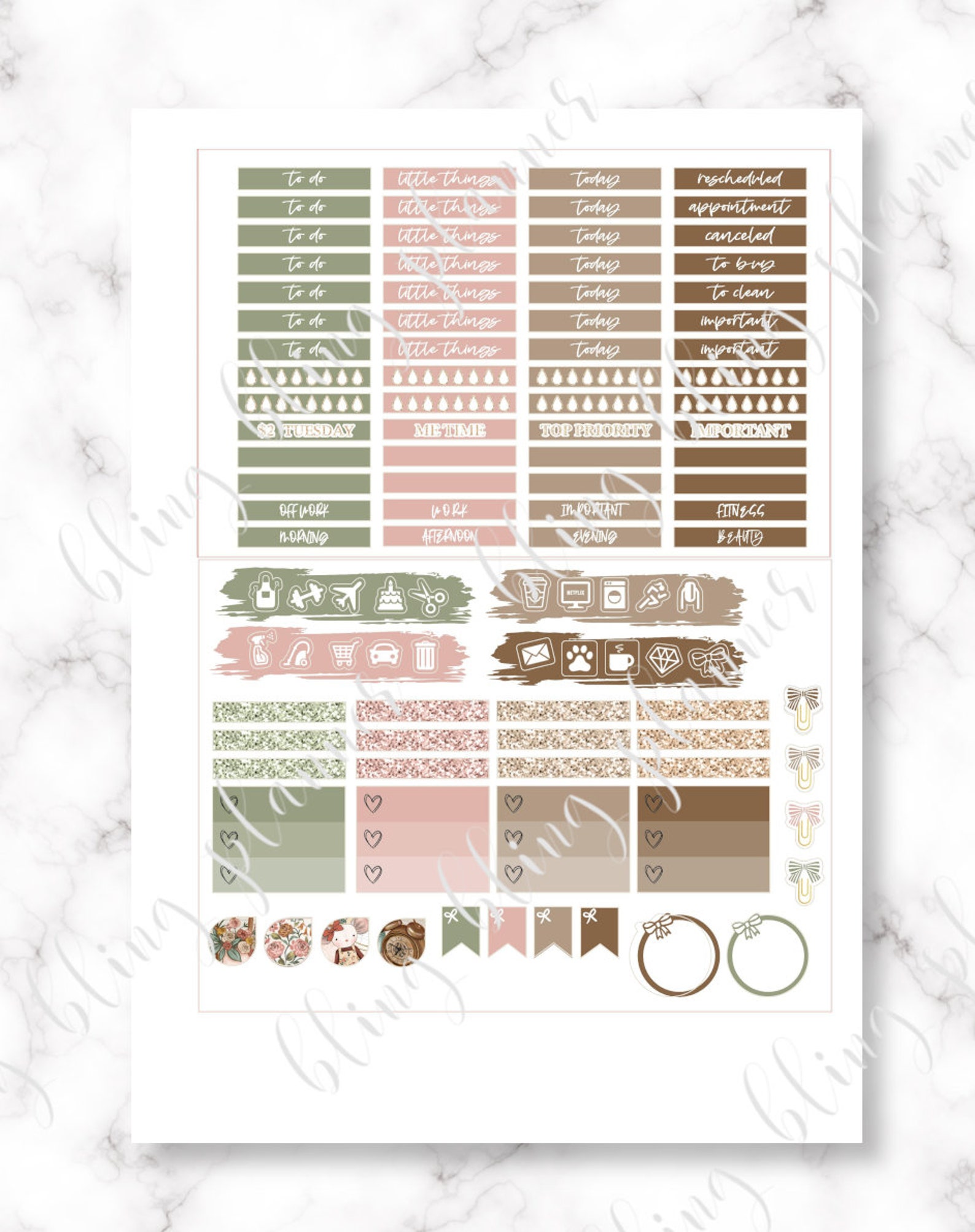 FALL PRINTABLE PLANNER Stickers Drawing Planner Sticker - Etsy