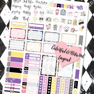 ALICE in WONDERLAND PRINTABLE Stickers, Erin Condren Printable Planner ...