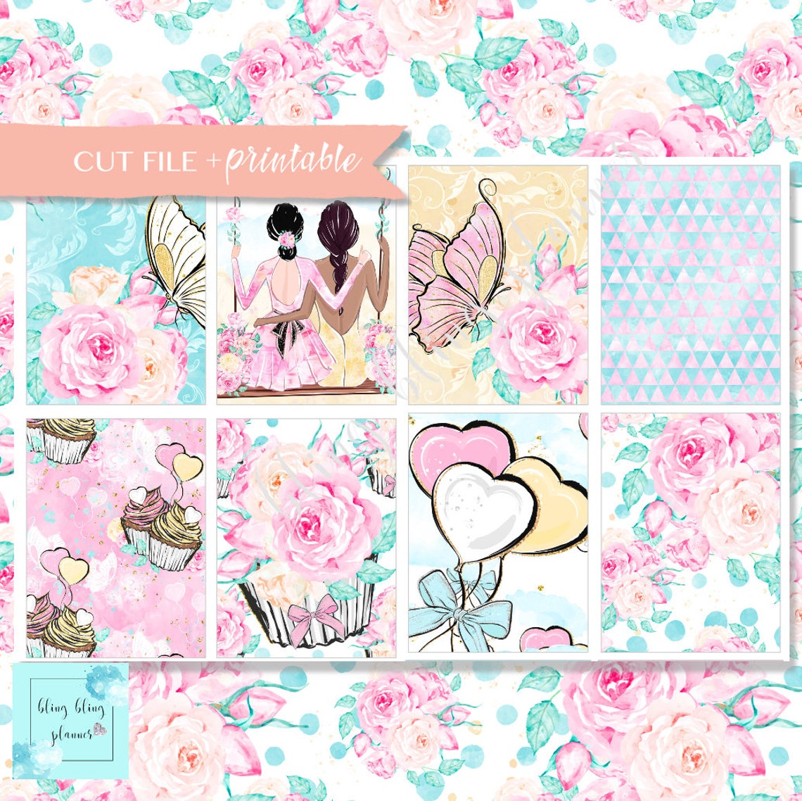 BEST FRIEND PLANNER Stickers, Friendship Planner Stickers, Gift for Her ...