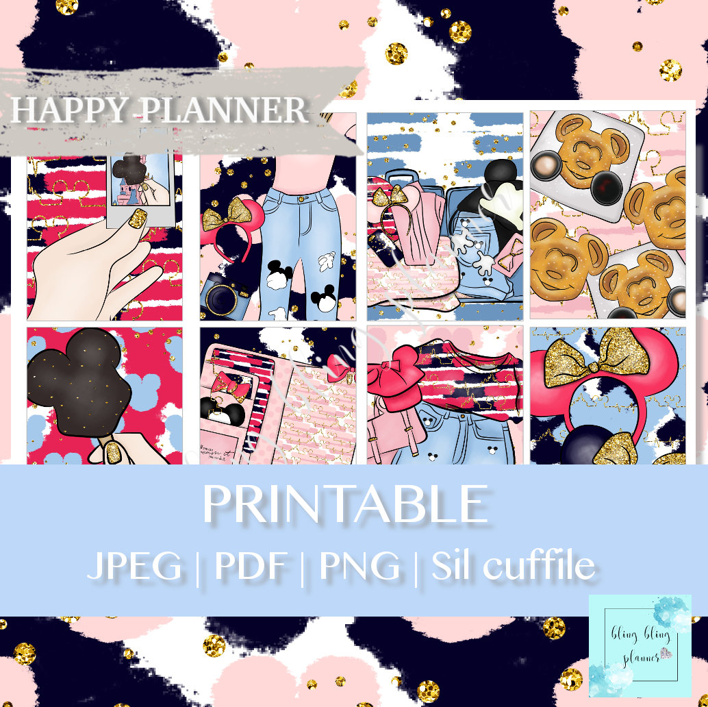 MAGICAL HAPPY PLANNER Kit Disney Planner Stickers Sticker - Etsy