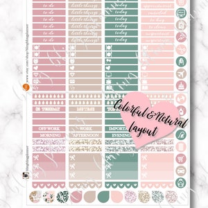 SUMMER PRINTABLE PLANNER Stickers, Summer Home Sticker, Summer Travel ...