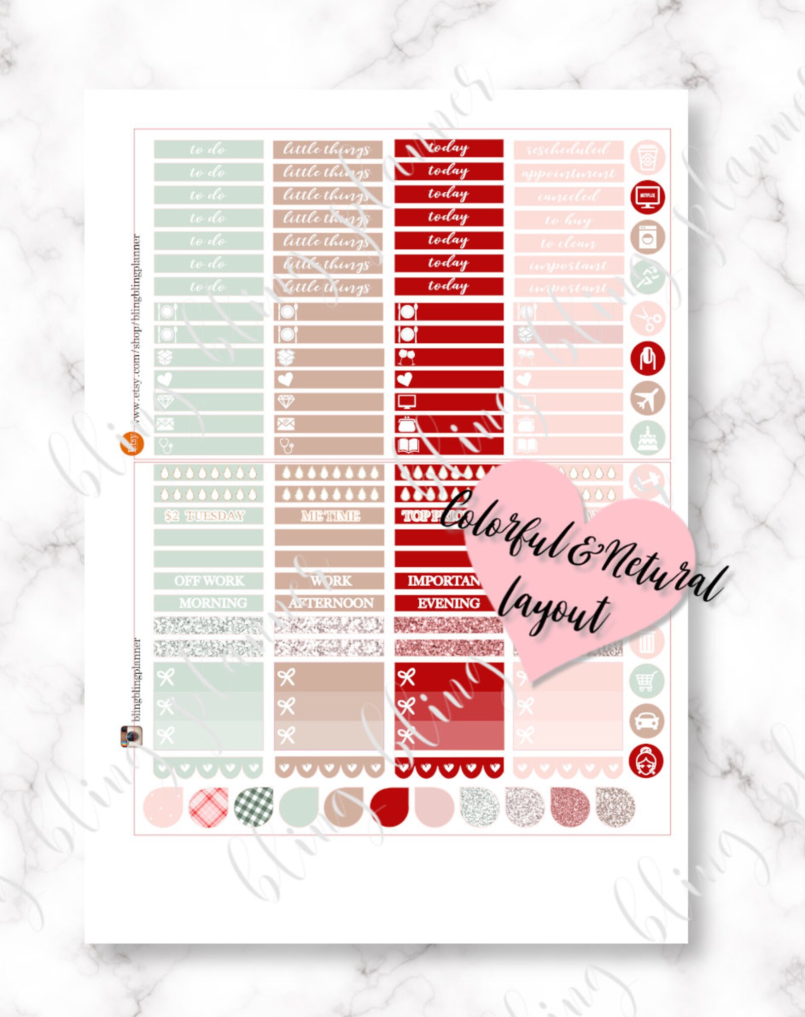 FALL APPLE PLANNER Stickers Fall Printable Planner Stickers - Etsy
