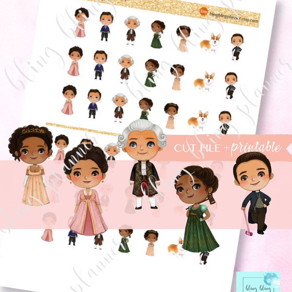 Bridgerton Planner Stickers - Etsy