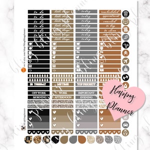 PRINTABLE NEW YEAR Happy Planner Stickers, 2020 New Year Planner ...