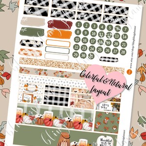 THANKSGIVING PLANNER STICKERS, Thanksgiving Printable Planner Stickers ...
