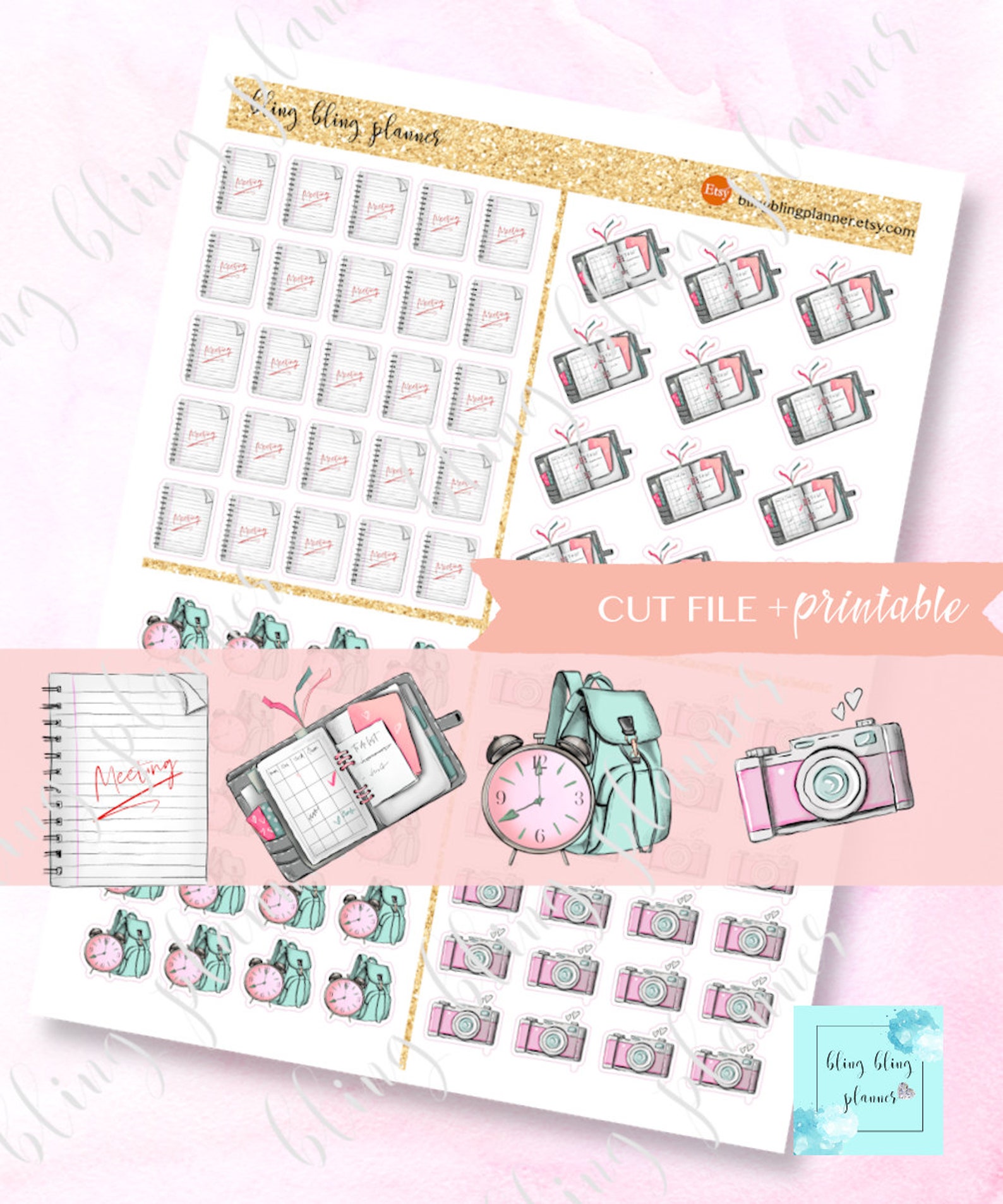 BACK TO SCHOOL Planner Sticker Printable Back to School | Etsy