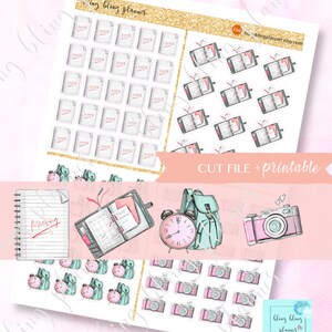 BACK TO SCHOOL Planner Sticker, Printable Back to School Sticker ...