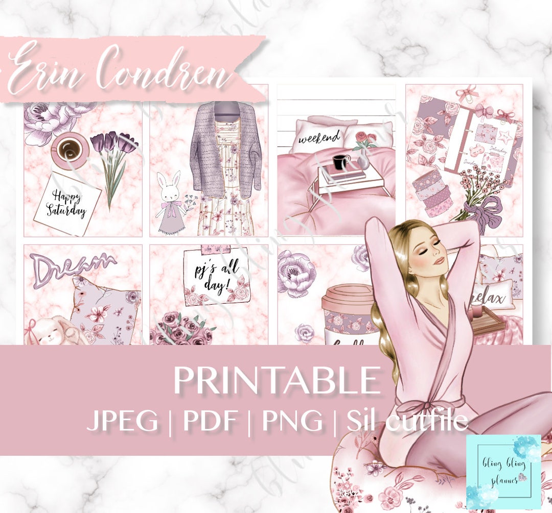 ME TIME Printable Planner Stickers, WEEKEND Printable Planner Sticker ...