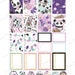 PANDA WEEKLY PLANNER Kit, Kawaii Planner Sticker Kit, Printable Sticker ...