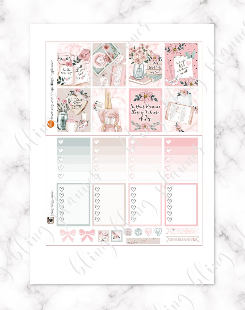 PRAY PRINTABLE PLANNER Stickers, Faith Planner Kit, Christian Planner ...