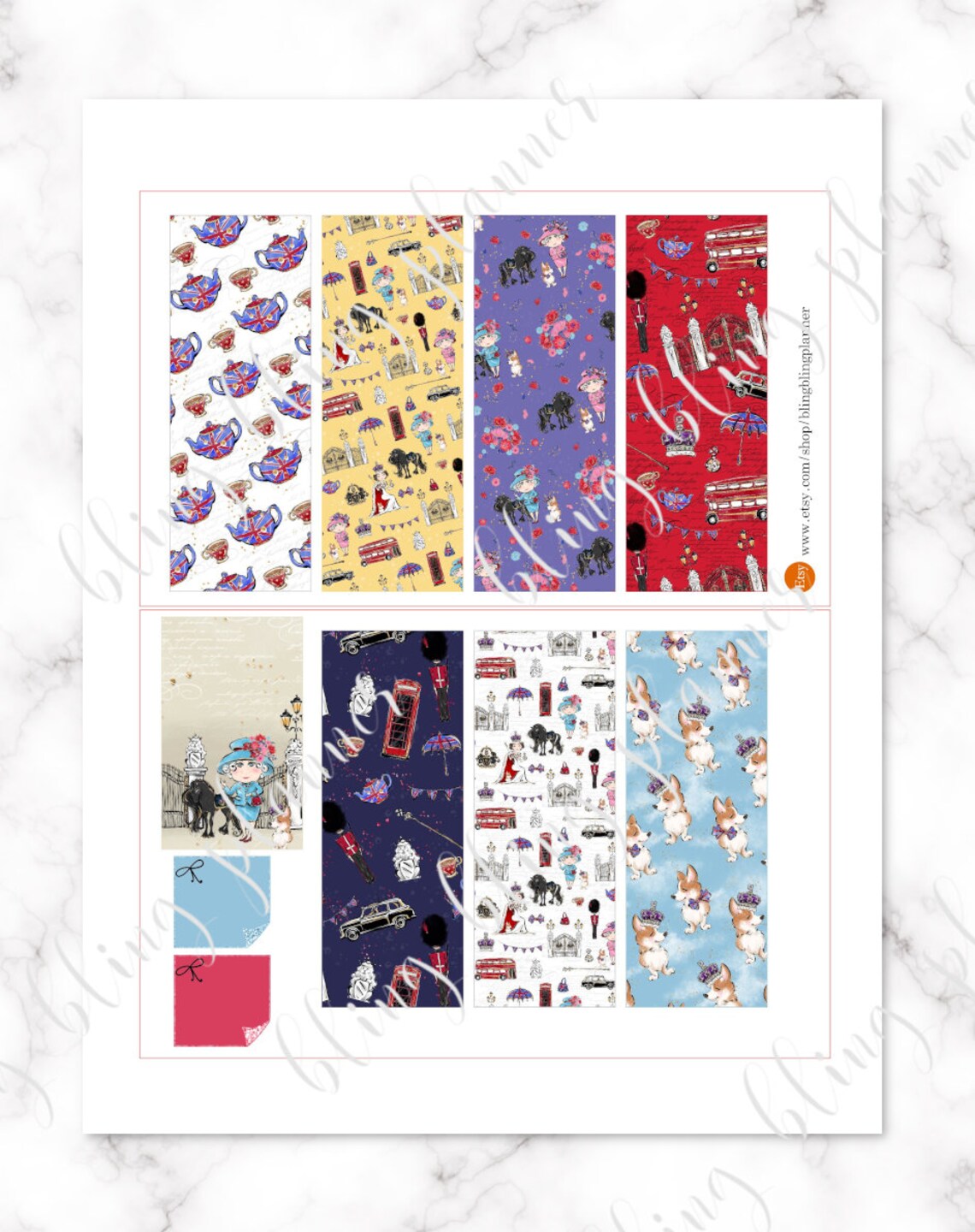 The Queen PLANNER Stickers Printable Planner Stickers - Etsy